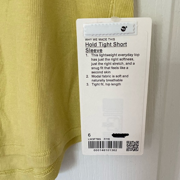 lululemon athletica | Tops | Lululemon Hold Tight Short Sleeve Fiye ...